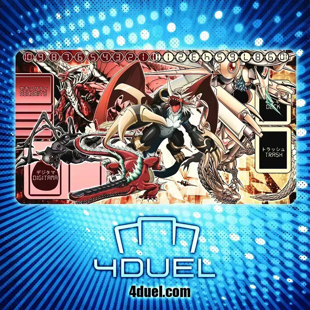 Dragons Digimon Custom Playmat